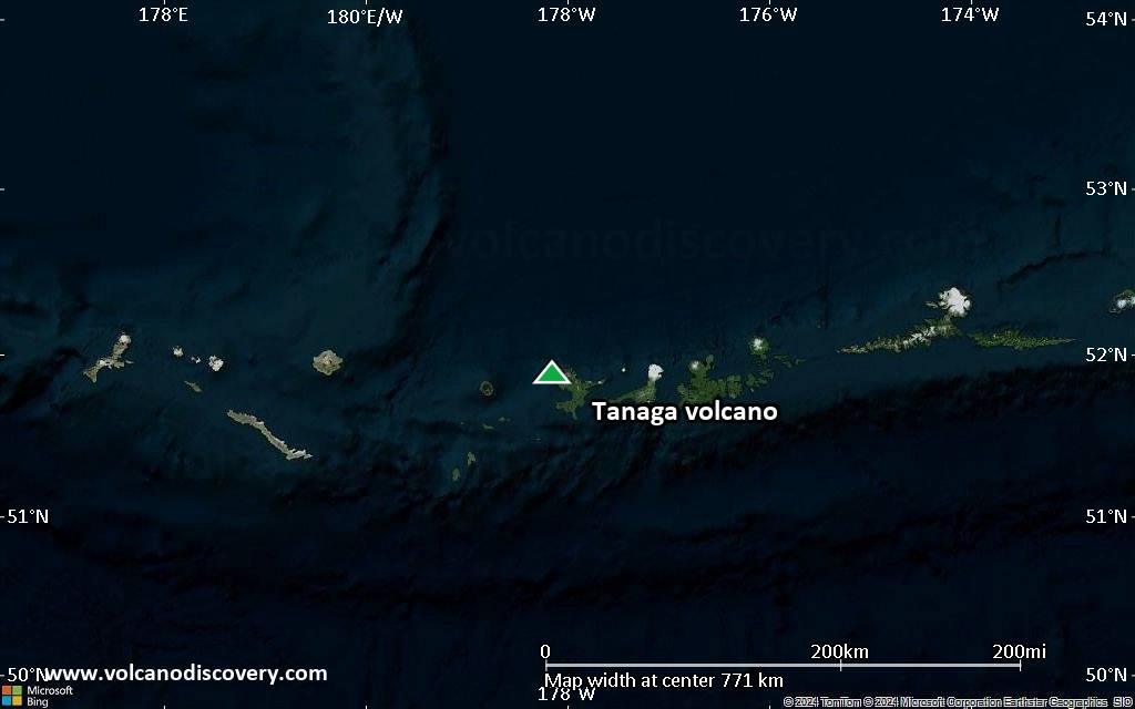 Tanaga Volcano, United States, Aleutian Islands - facts & information ...