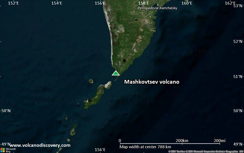 Mashkovtsev Volcano, Kamchatka, Russia - facts & information ...