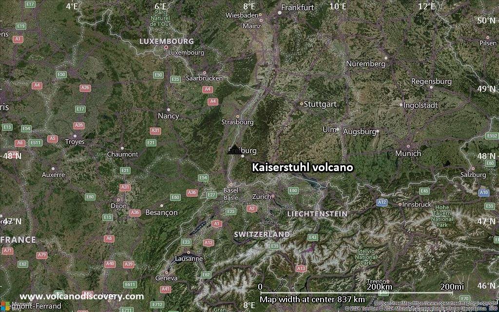 Kaiserstuhl Volcano, Germany - Facts & Information | VolcanoDiscovery