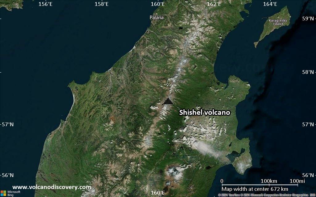 Shishel Volcano, Kamchatka, Russia - facts & information ...