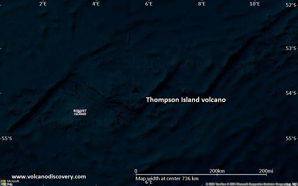 Thompson Island Volcano, Southern Atlantic Ocean, Norway - facts ...