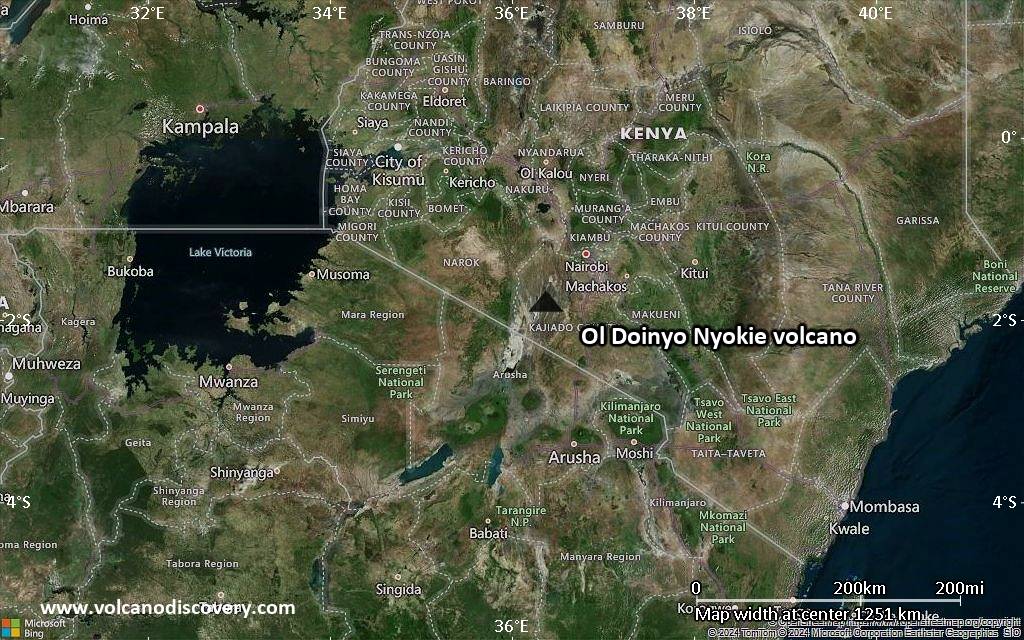 Ol Doinyo Nyokie volcano (Kenya) facts & information | VolcanoAdventures
