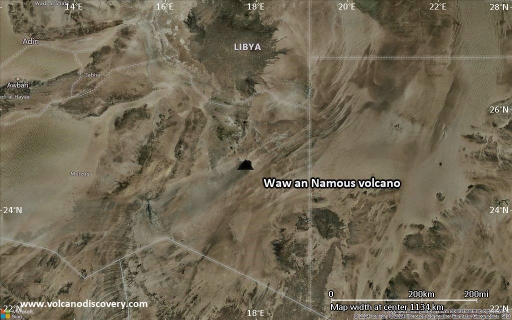 Waw an Namous volcano (Libya) facts & information | VolcanoAdventures