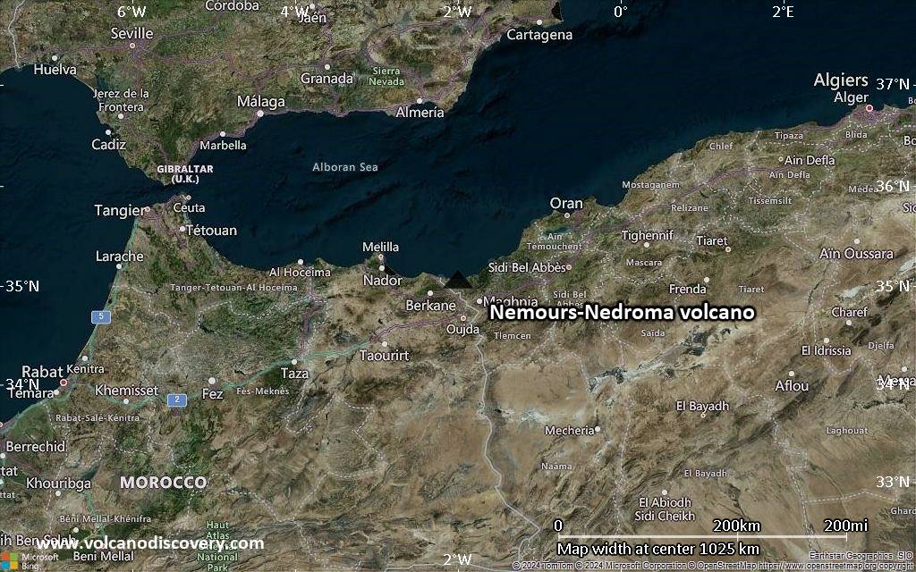 Nemours-Nedroma volcano (Algeria) facts & information | VolcanoAdventures