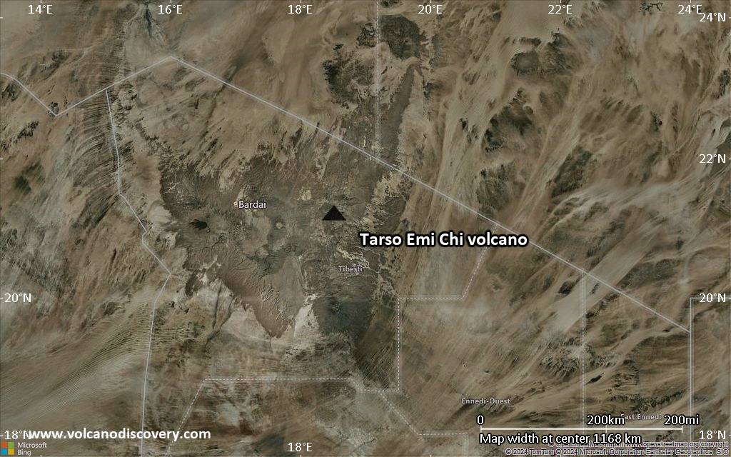 Tarso Emi Chi volcano (Chad) facts & information | VolcanoDiscovery