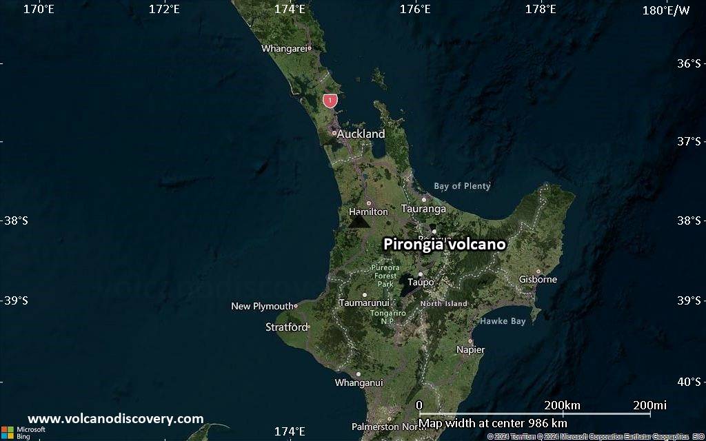 Pirongia volcano (New Zealand) facts & information | VolcanoAdventures
