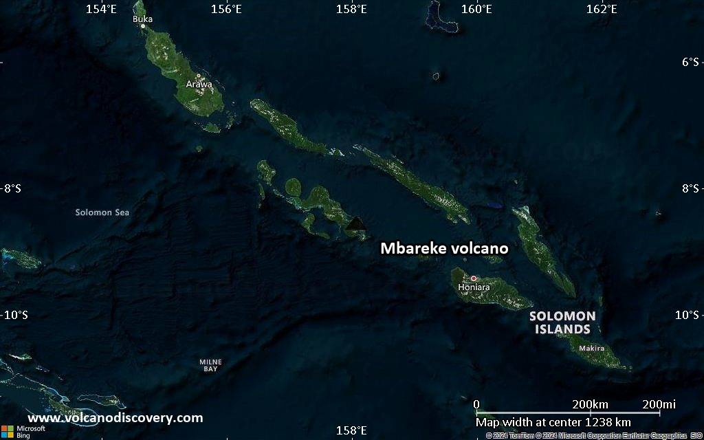 Mbareke volcano (Solomon Islands) facts & information | VolcanoDiscovery