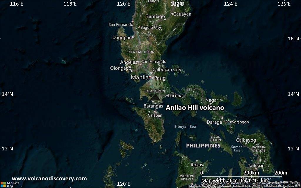 Séismes aujourd'hui: derniers tremblements de terre près du volcan ...