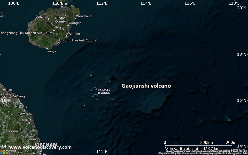 Gaojianshi volcano (China) facts & information | VolcanoDiscovery