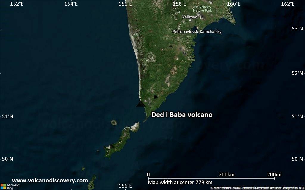 Ded i Baba volcano (Kamchatka Peninsula, Russia) facts & information ...