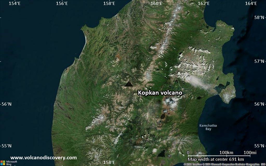 Kopkan volcano (Kamchatka Peninsula, Russia) facts & information ...