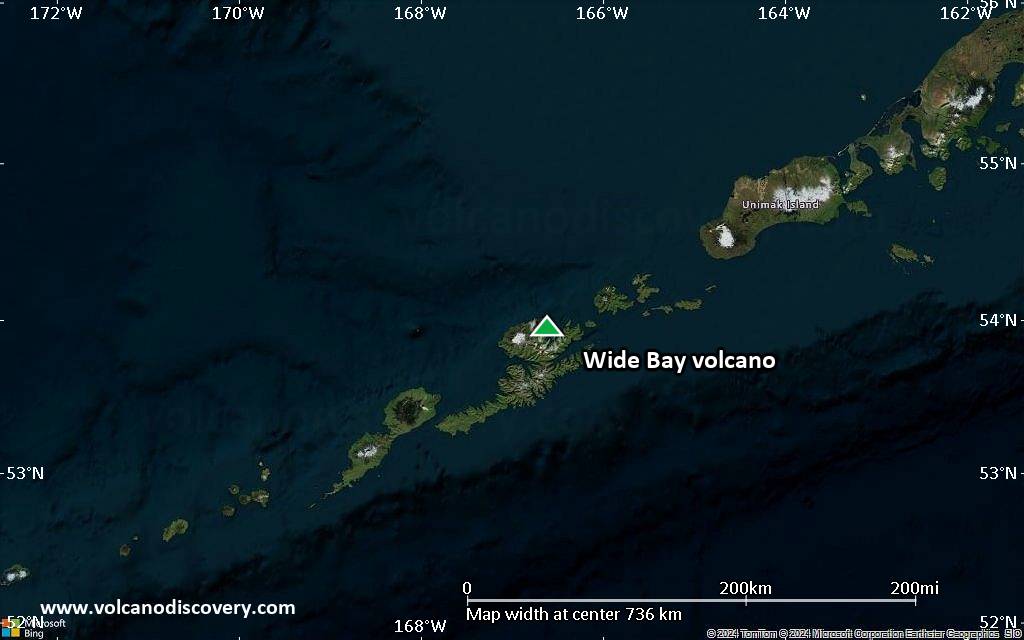 Wide Bay volcano (Aleutian Islands, United States) facts & information