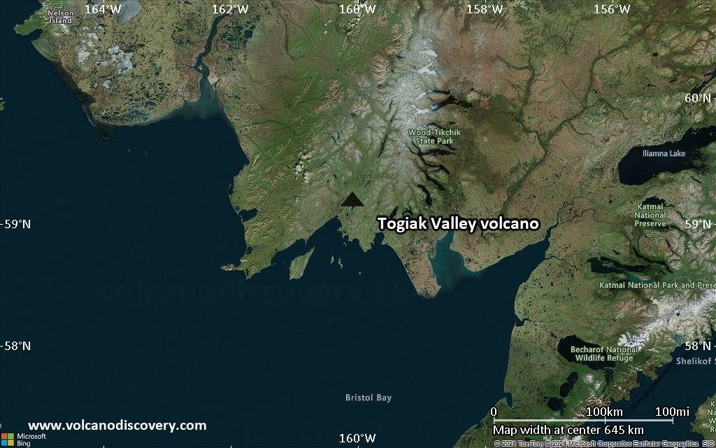 Togiak Valley volcano (Western Alaska, United States) facts & information