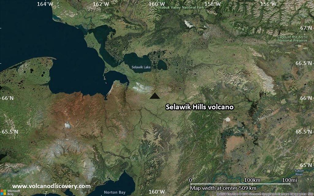 Selawik Hills volcano (Western Alaska, United States) facts & information