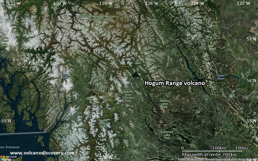 Terremotos Hoy: últimos sismos cerca del volcan Hogum Range últimos 14 días