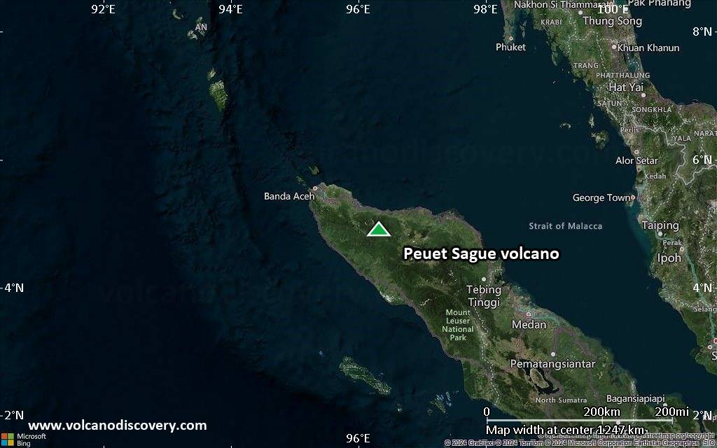 Peuet Sague Volcan, Sumatra (Indonésie) - Infos | VolcanoDiscovery