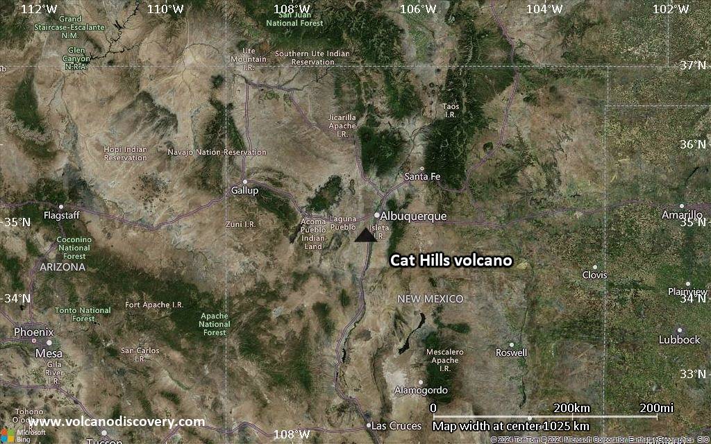 Cat Hills volcano (New Mexico, United States) facts & information ...
