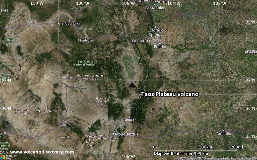 Taos Plateau Volcano (New Mexico, United States) Facts & Information ...