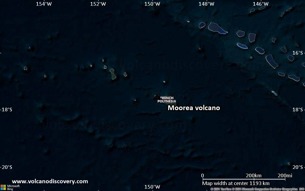 Moorea volcano (Society Islands, France) facts & information ...