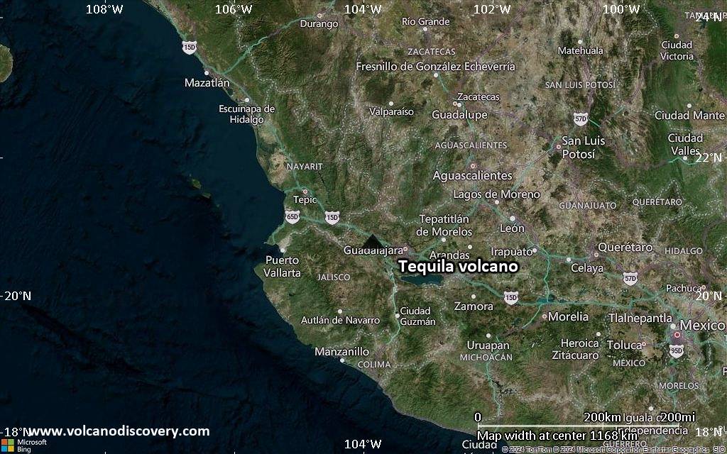 Tequila Volcano (Mexico) Facts & Information | VolcanoDiscovery