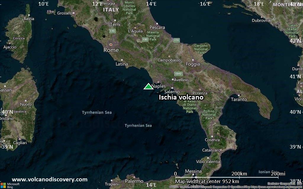 Latest satellite images of Ischia volcano | VolcanoDiscovery