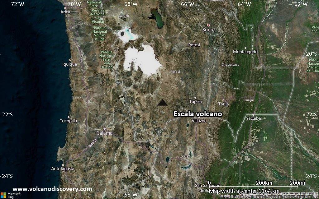 Escala volcano (Bolivia) facts & information | VolcanoAdventures