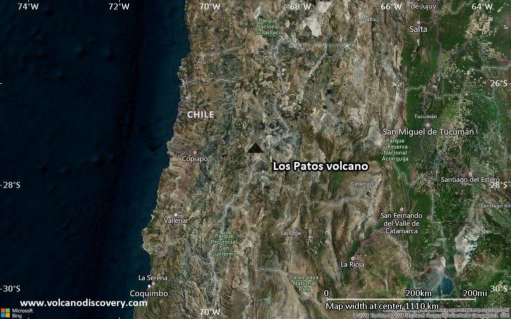 Los Patos volcano (Northern Chile) facts & information | VolcanoAdventures