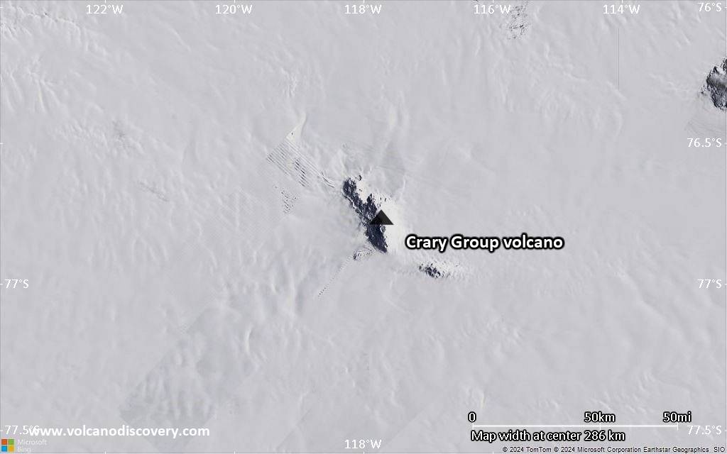 Crary Group Volcano Eruptions - Eruptive History, Info | VolcanoDiscovery