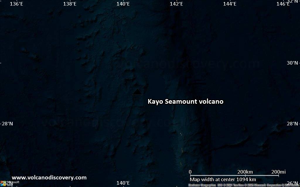 Terremoti Oggi: ultimi sismi vicino al vulcano Kayo Seamount ultimi 14 ...