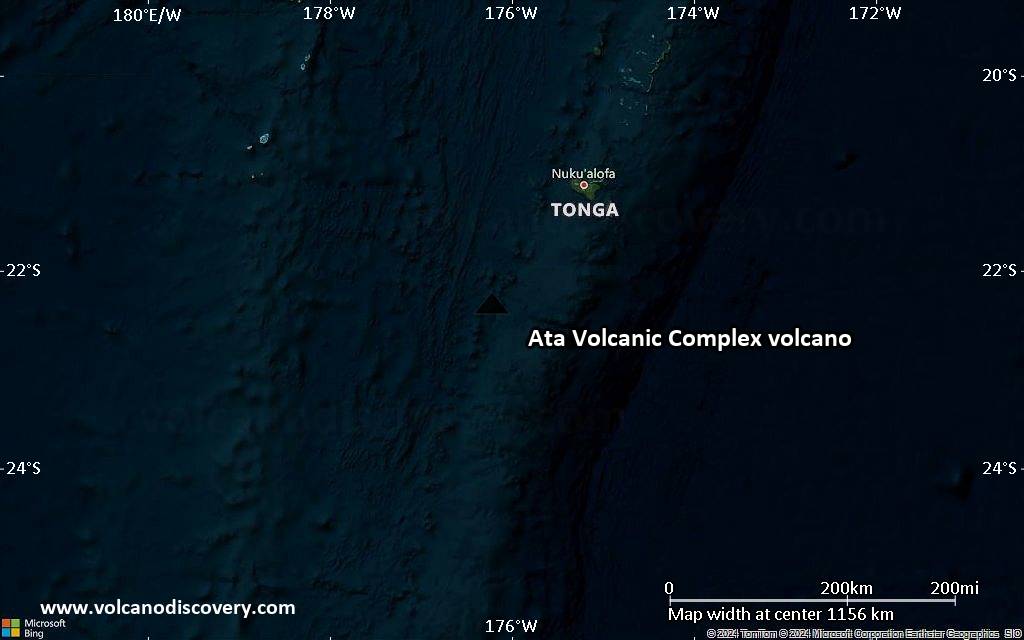 Ata Volcanic Complex volcano (Tonga) facts & information | VolcanoDiscovery