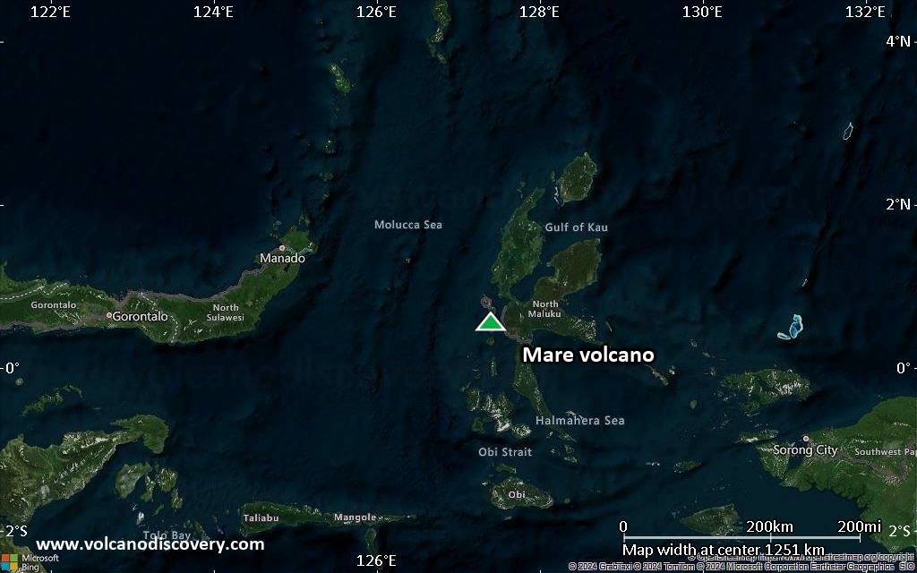 Mare Vulkan, Halmahera (Indonesien) - Information | VolcanoDiscovery