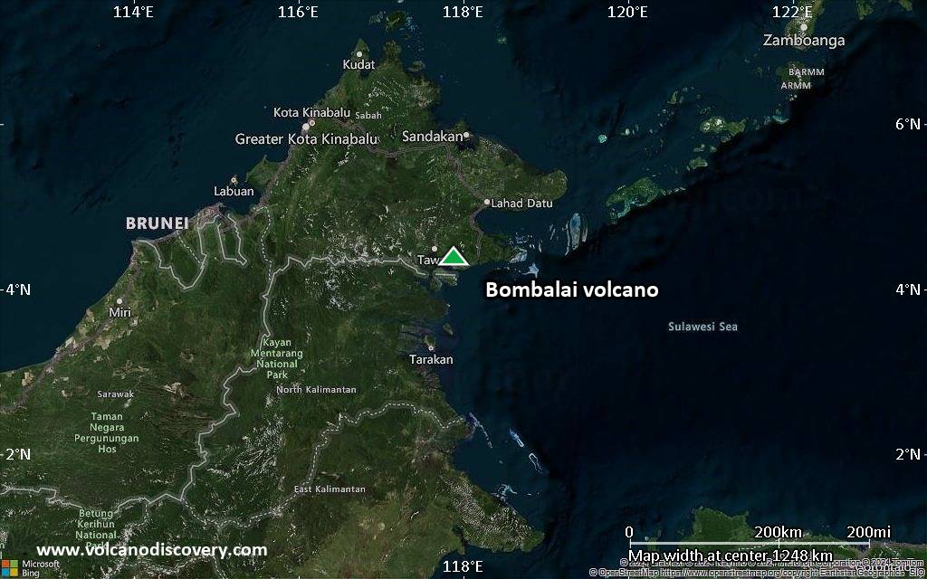 Bombalai Vulkan, Malaysien - Information | VolcanoDiscovery
