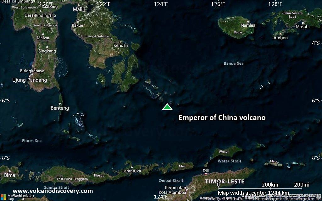 Emperor of China Volcano, Banda Sea (Indonesia) - Facts & Information ...