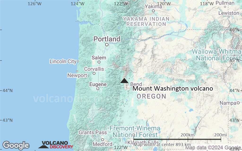 Mount Washington Volcan, Oregon (Canada and USA (mainland)) - Infos ...