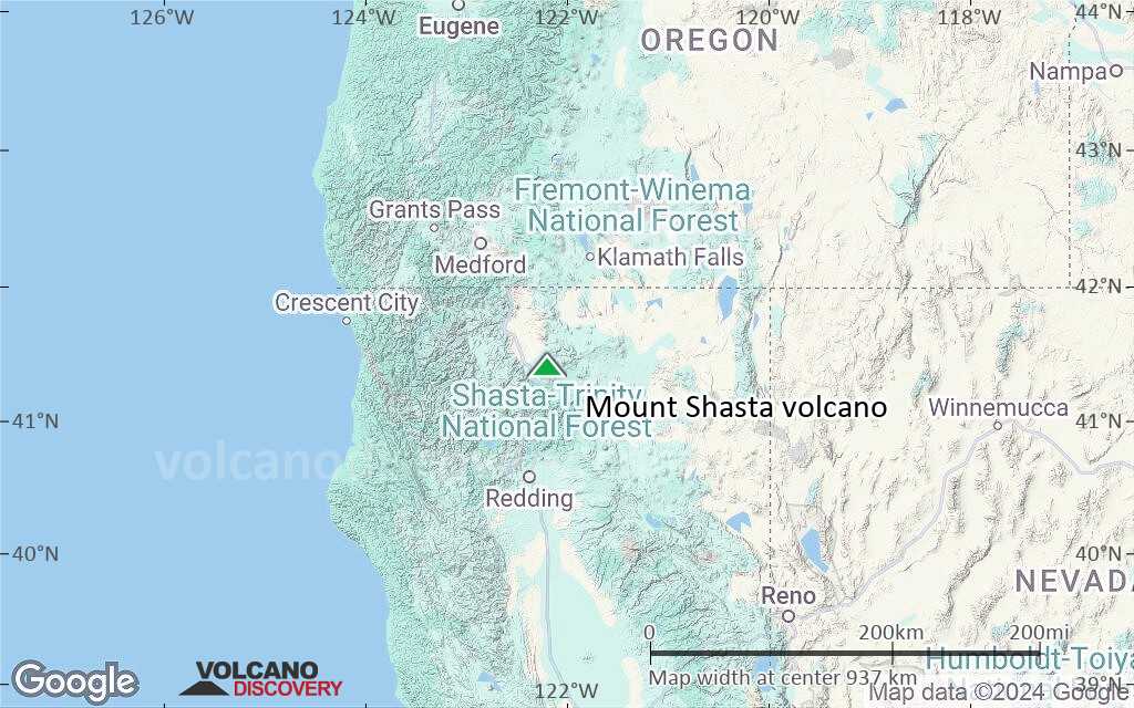 Mount Shasta Volcano, California (Canada and USA (mainland)) - Facts ...