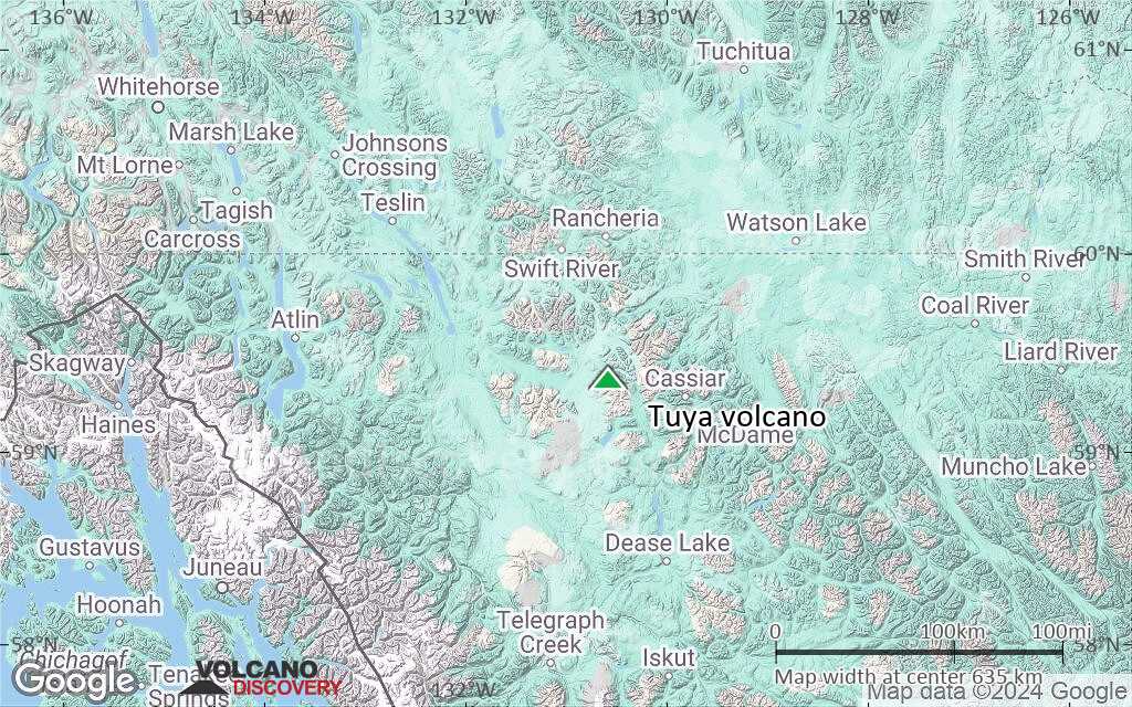 Tuya Volcano, Canada - Facts & Information | VolcanoDiscovery