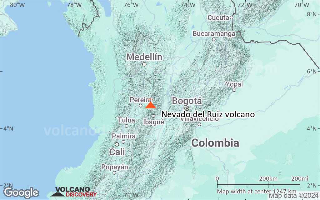 Nevado del Ruiz Volcano, Colombia - Facts & Information | VolcanoDiscovery