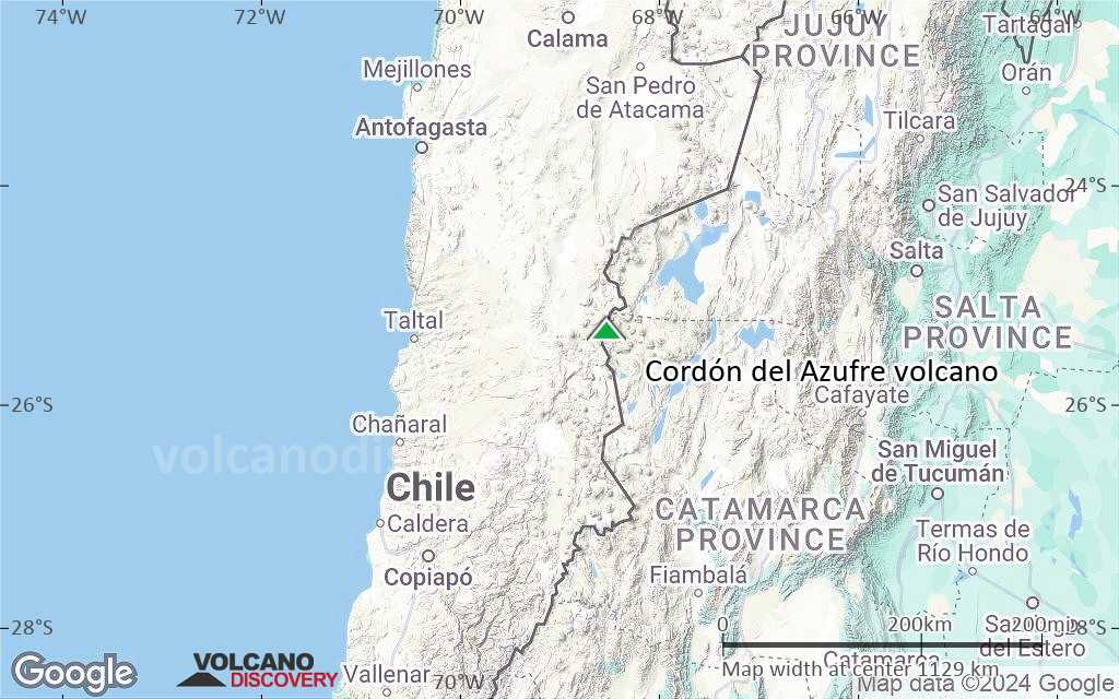 Cordón del Azufre Volcan, Chile / Argentine - Infos | VolcanoAdventures