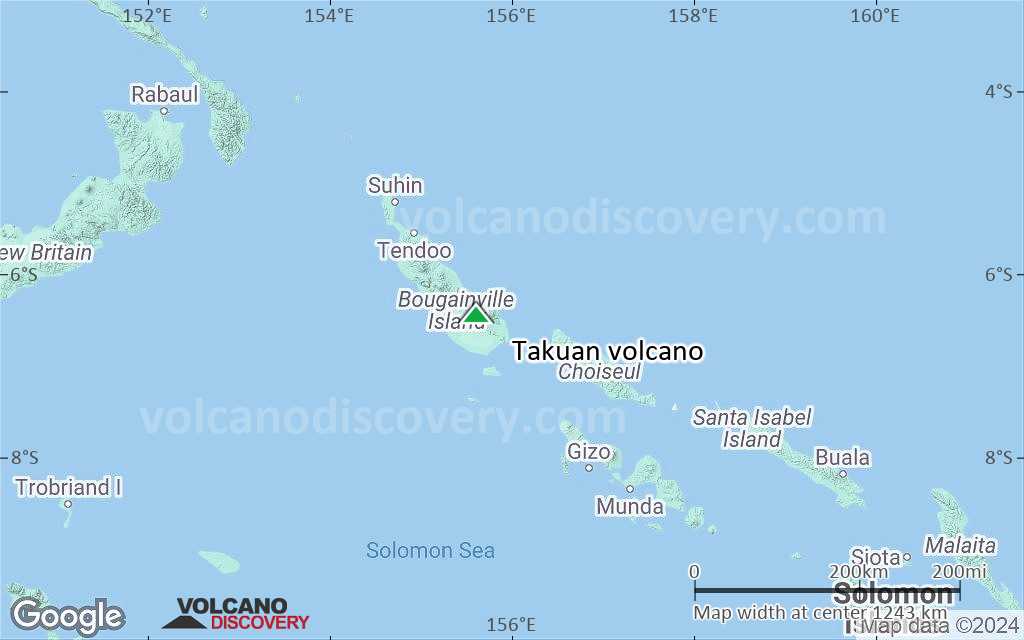 Takuan Volcano, North Solomons Province (Papua New Guinea) - facts ...