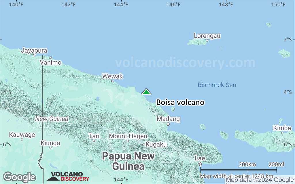 Boisa Volcano, Northeast of New Guinea (Papua New Guinea) - Facts ...