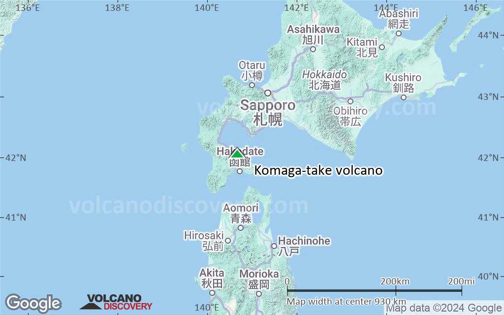 Komaga-take Volcano, Hokkaido (Japan) - Facts & Information ...