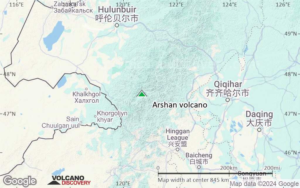 Arshan Volcano, China - facts & information | VolcanoAdventures
