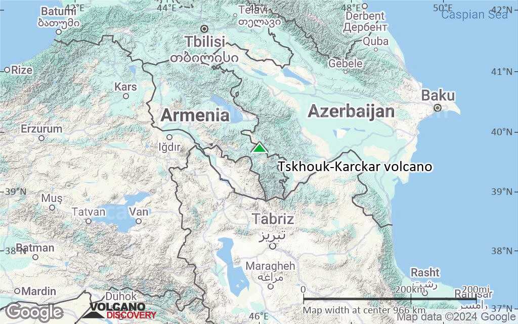 Tskhouk-Karckar Volcano, Armenia / Azerbaijan - facts & information ...