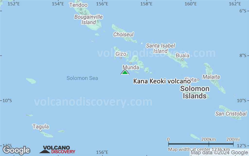 Kana Keoki Volcano, Western Province, Solomon Islands - facts & information