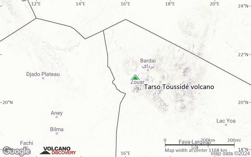 Tarso Toussidé Volcano, Chad - Facts & Information | VolcanoDiscovery