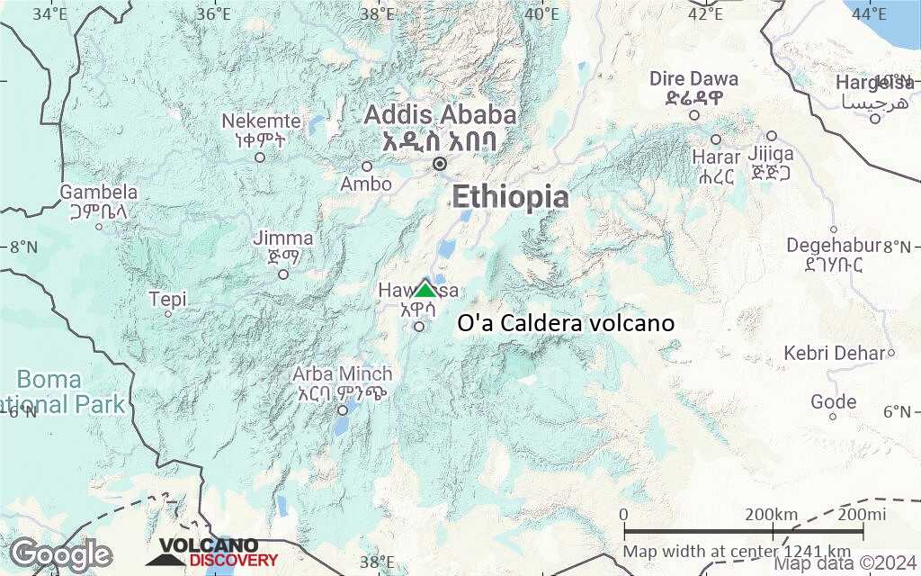 O'a Caldera Vulkan, Ethiopia - Information | VolcanoDiscovery