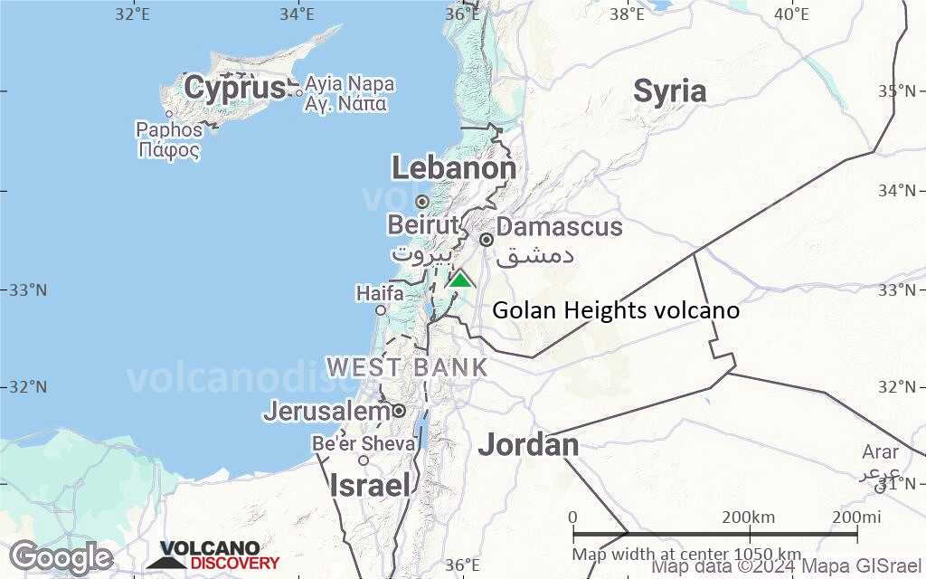 Erdbeben am Vulkan Golan Heights: jüngste Beben in den letzten 14 Tagen