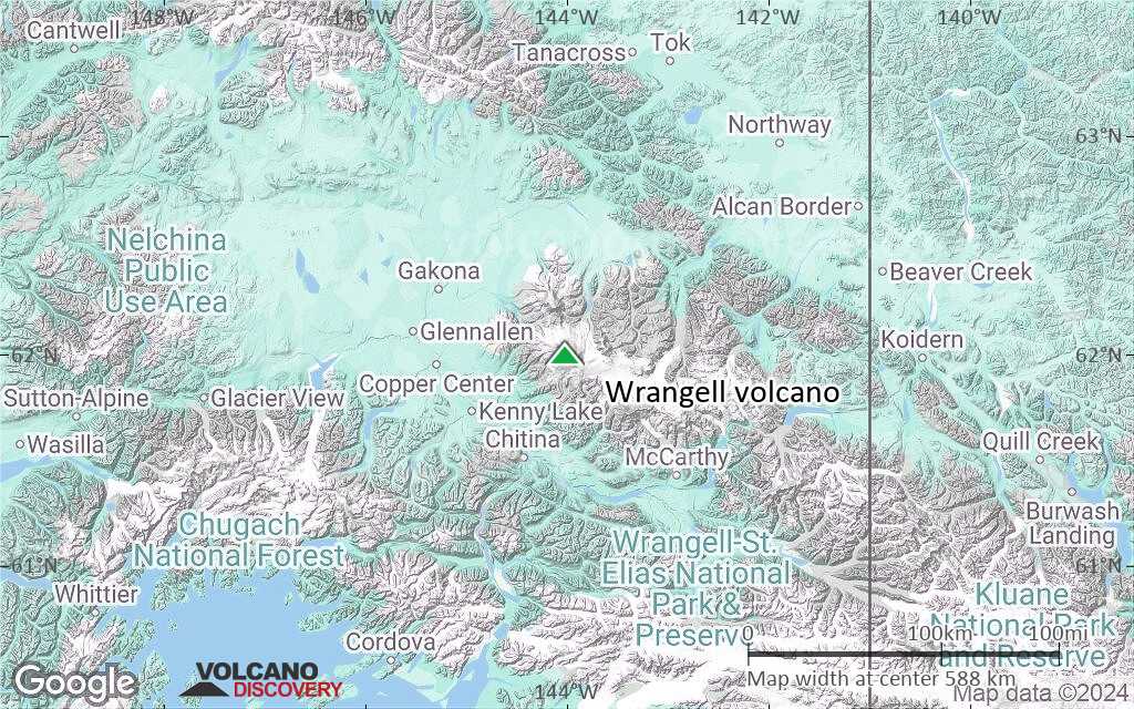 Wrangell Volcano, United States, Eastern Alaska - Facts & Information ...