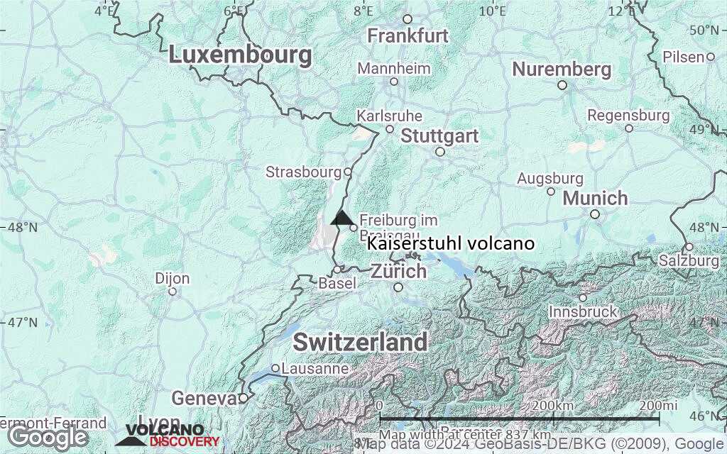 Kaiserstuhl Volcano, Germany - facts & information | VolcanoAdventures