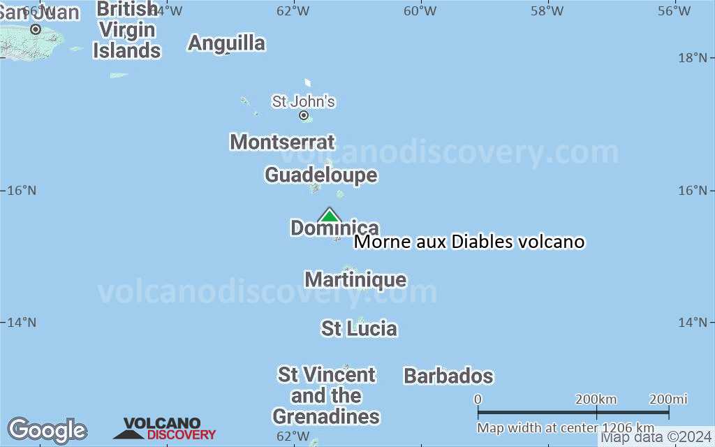 Morne aux Diables Volcano, West Indies, Dominica - facts & information